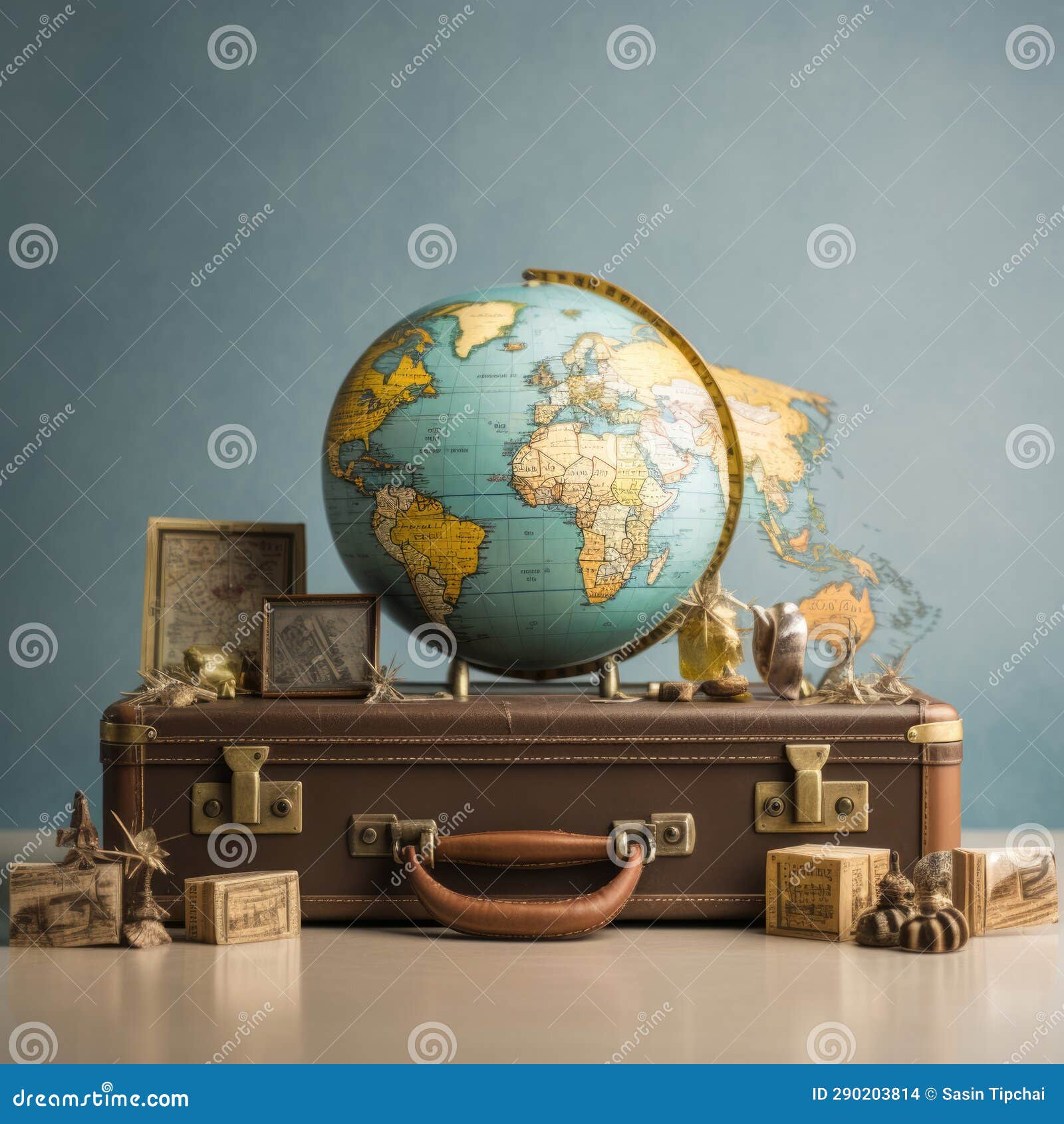 Viajar El Concepto Del Mundo Stock de ilustración - Ilustración de ...