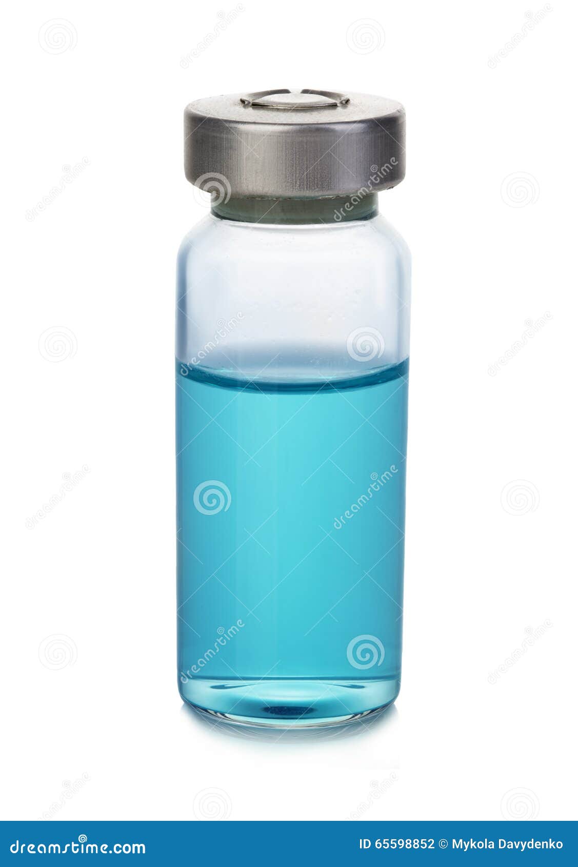 Blue Solution Methylene Blue In Erlenmeyer, Experiments In Chemistry ...