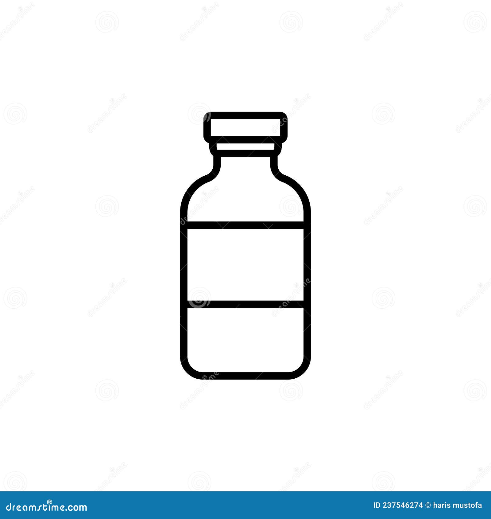 Vial Icon Design Template Vector Isolated Stock Vector - Illustration ...