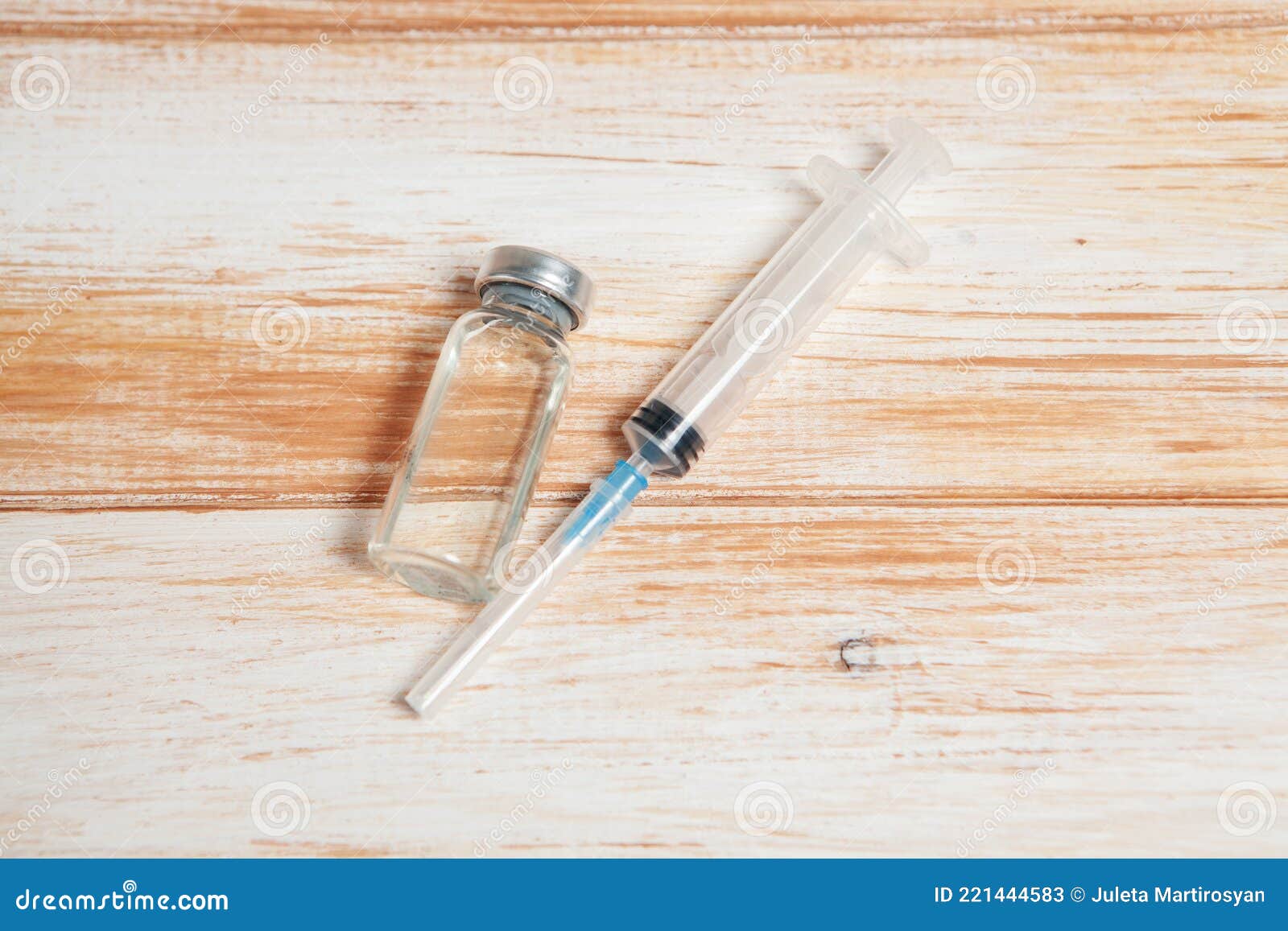 Vial and Syringe on the Table Stock Image - Image of syringe ...