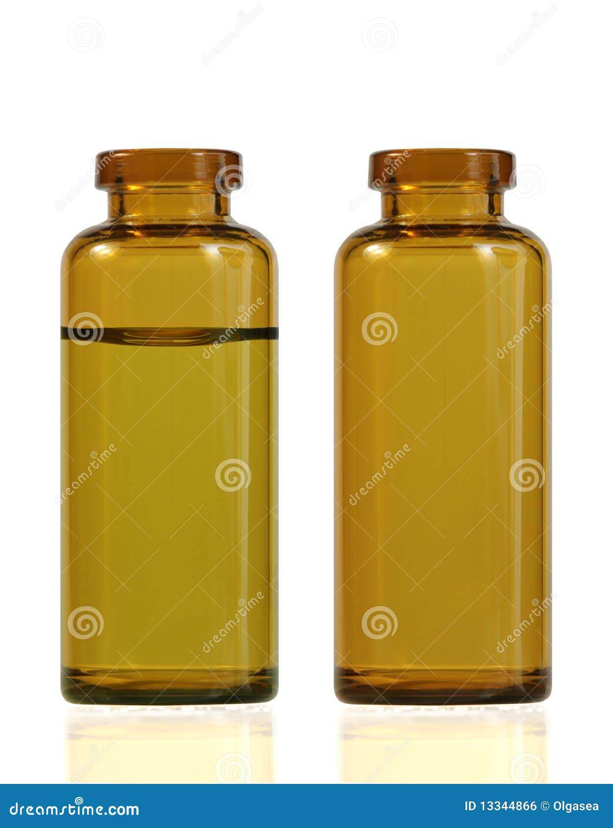 Vials stock photo. Image of isolated, liquid, open, glass - 13344866