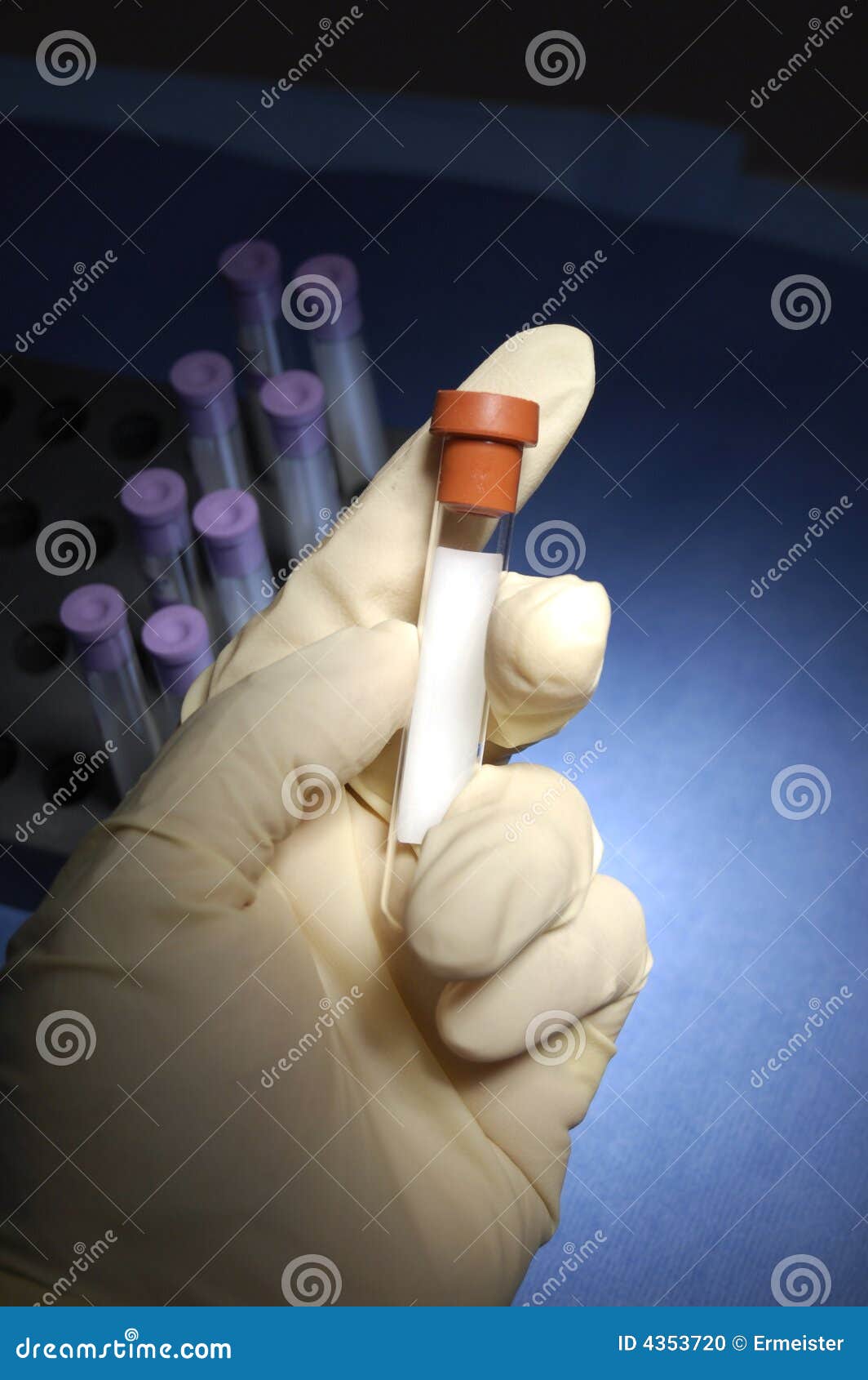 Vials for Blood or Chemicals Stock Photo - Image of disease, imunology ...