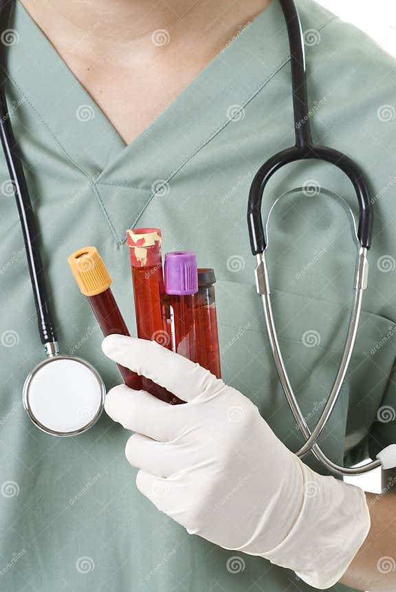 Vials of Blood for the Laboratory Stock Photo - Image of test ...