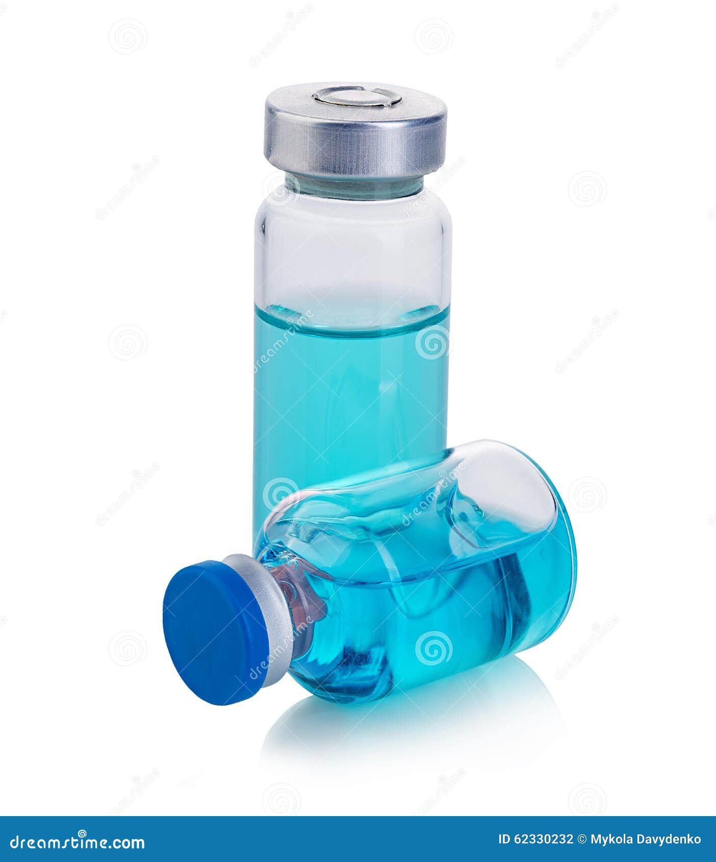 Blue Solution Methylene Blue In Erlenmeyer, Experiments In Chemistry ...