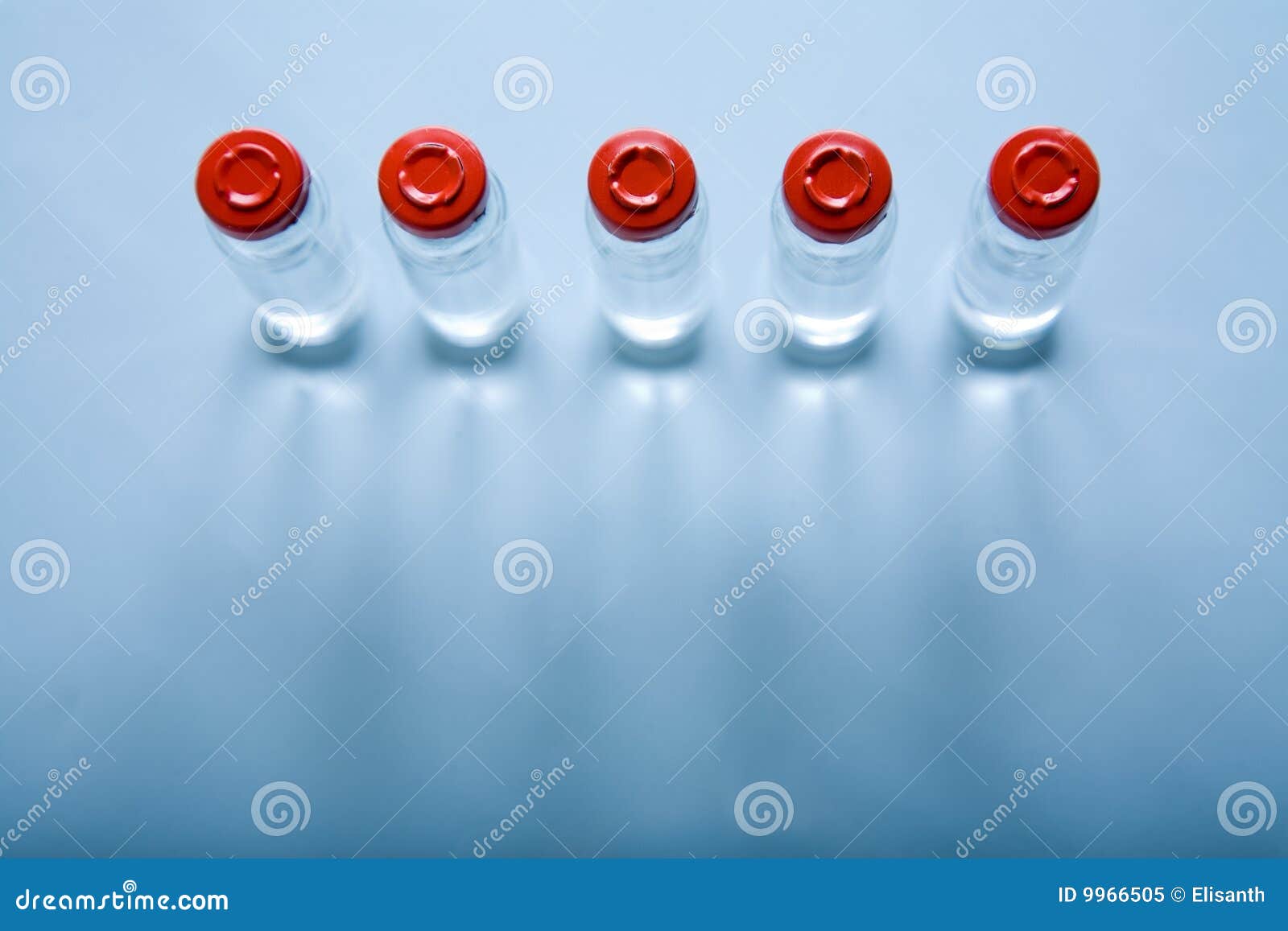 Vials with Liquid for Medicine or Science Stock Image - Image of ...
