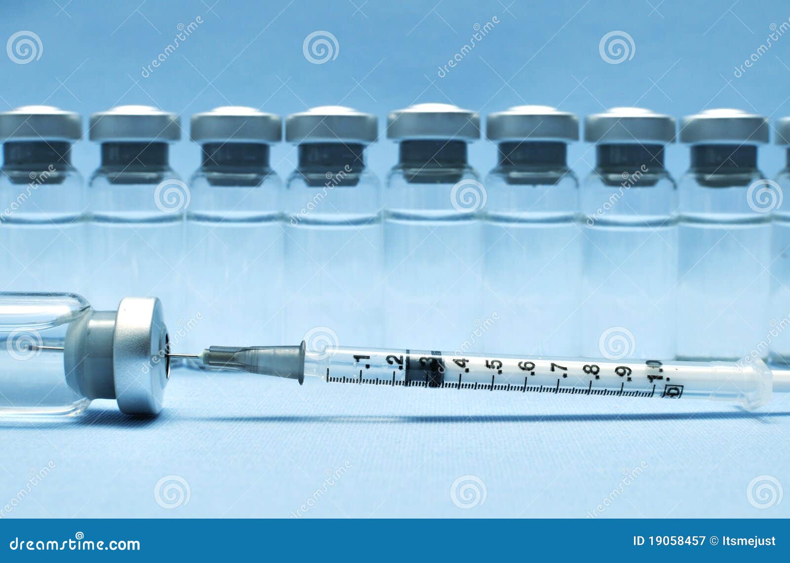 Vials of medications stock image. Image of injection - 19058457