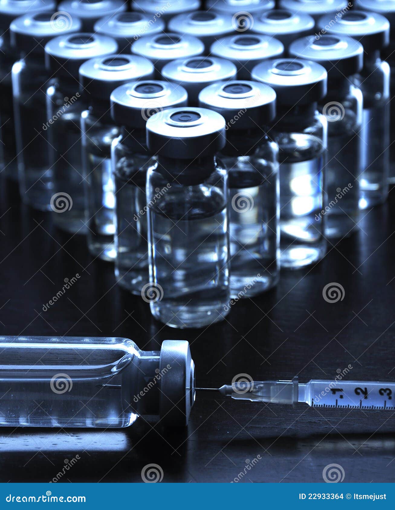 Vials of medications. stock photo. Image of ampoule, syringe - 22933364