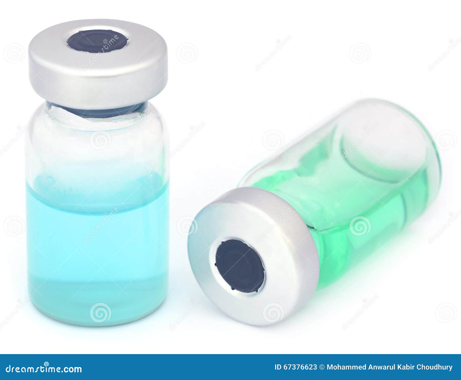 Vials Over White Background Stock Image - Image of laboratory, liquid ...