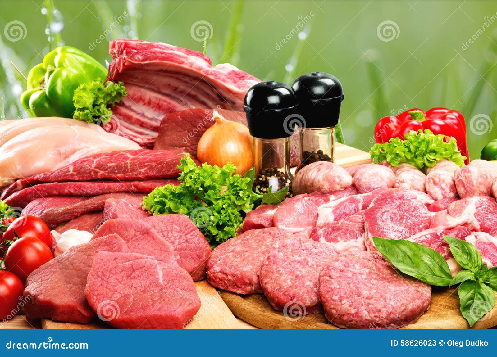 Viande image stock. Image du viande, vivacité, gourmet - 58626023