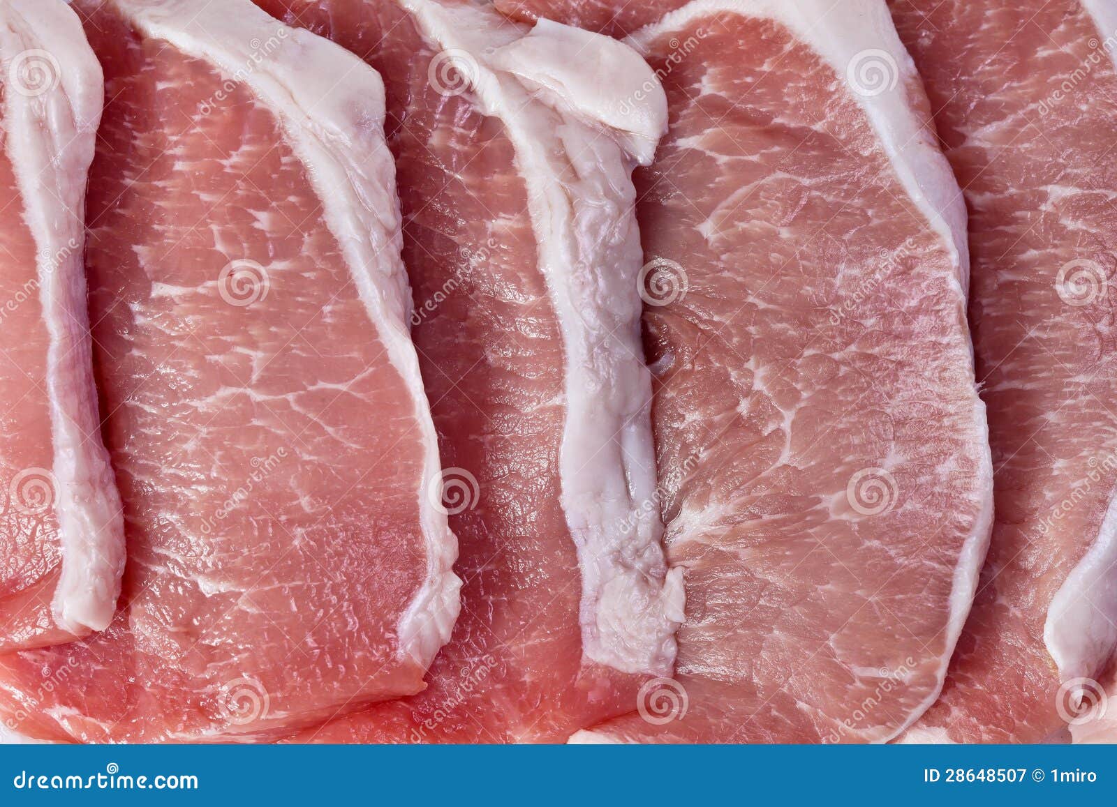 Viande de porc image stock. Image du fond, dîner, part - 28648507