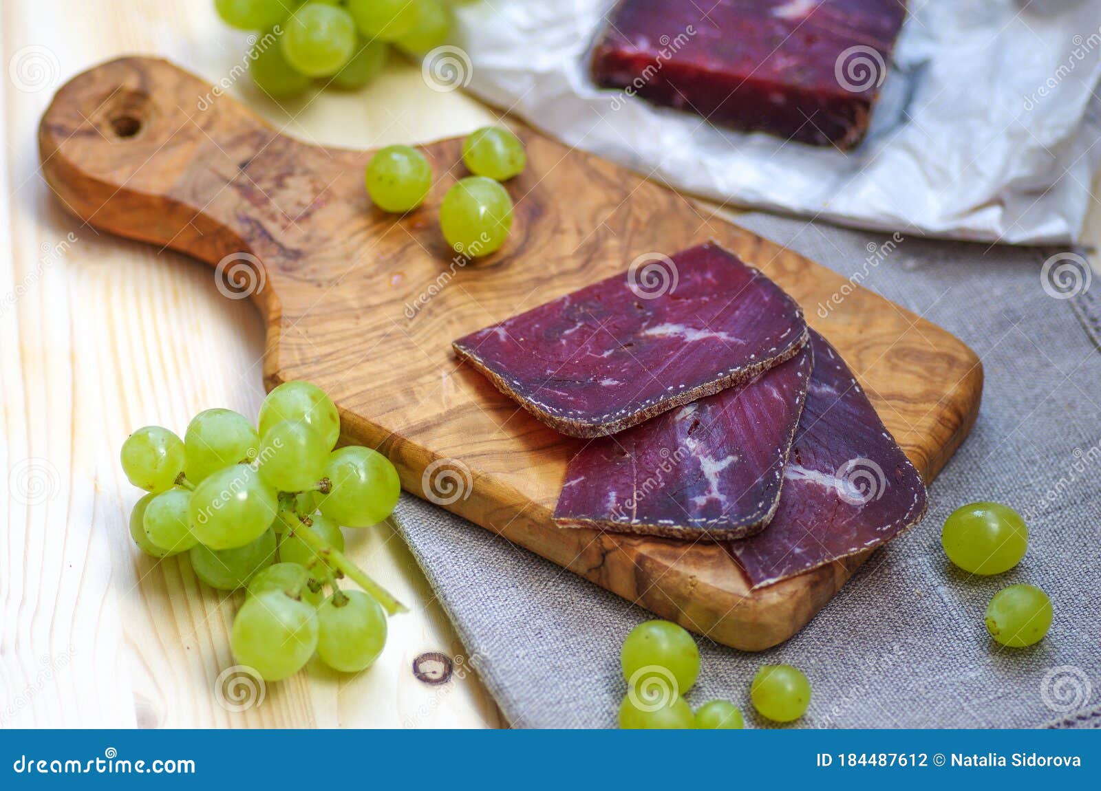 Viande Des Grison Ou Bindenfleisch Foto de Stock - Imagem de cortes ...