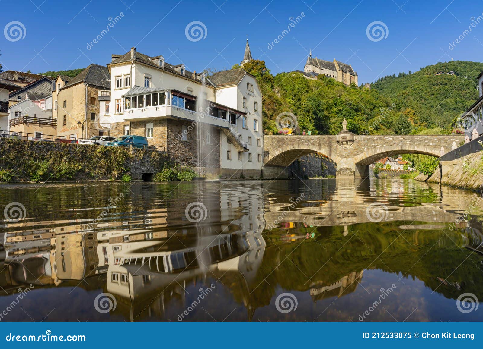 The Famous and Historical Vianden Castle Editorial Image - Image of ...