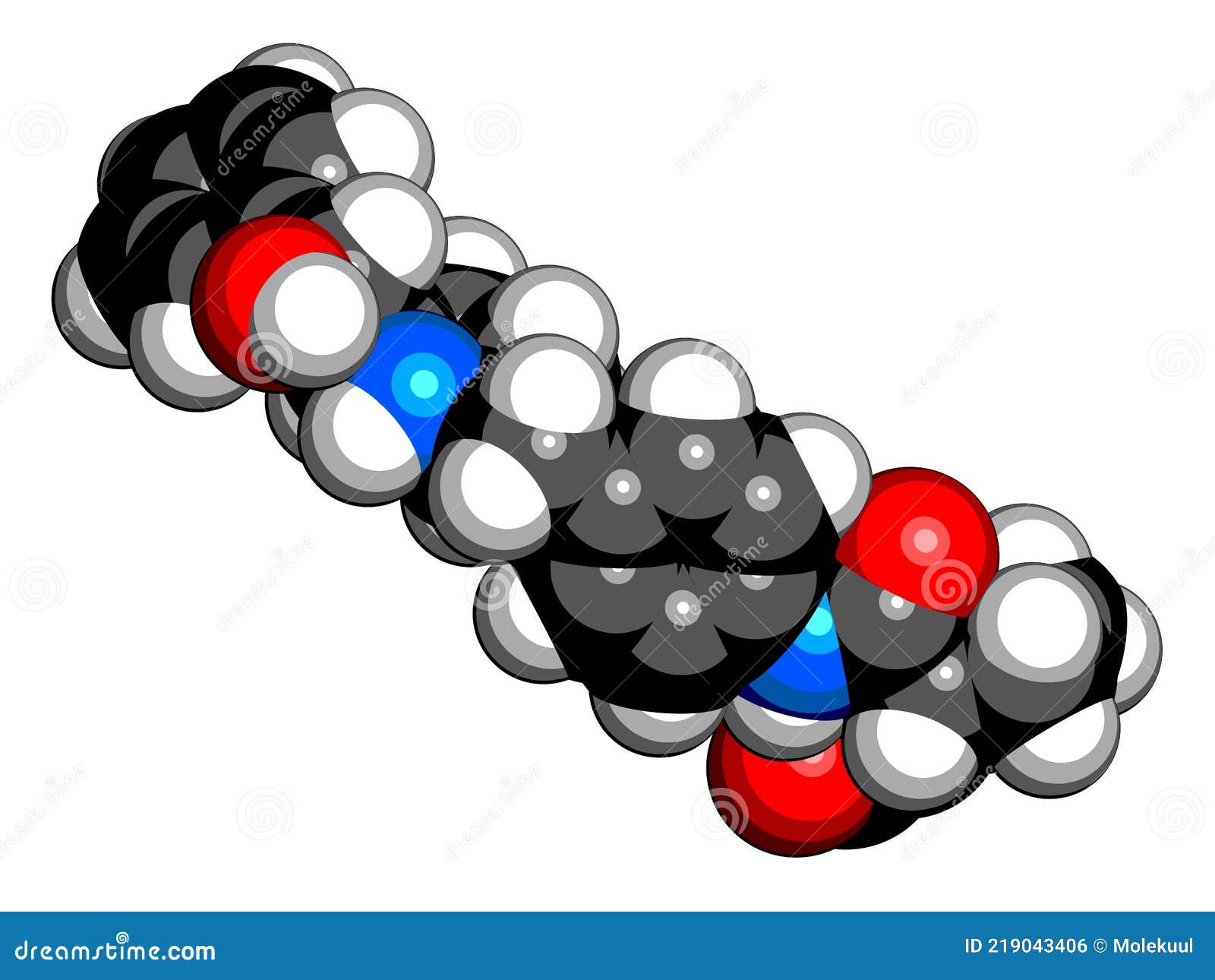 Vibegron Drug Molecule. Skeletal Formula Royalty-Free Stock Photo ...