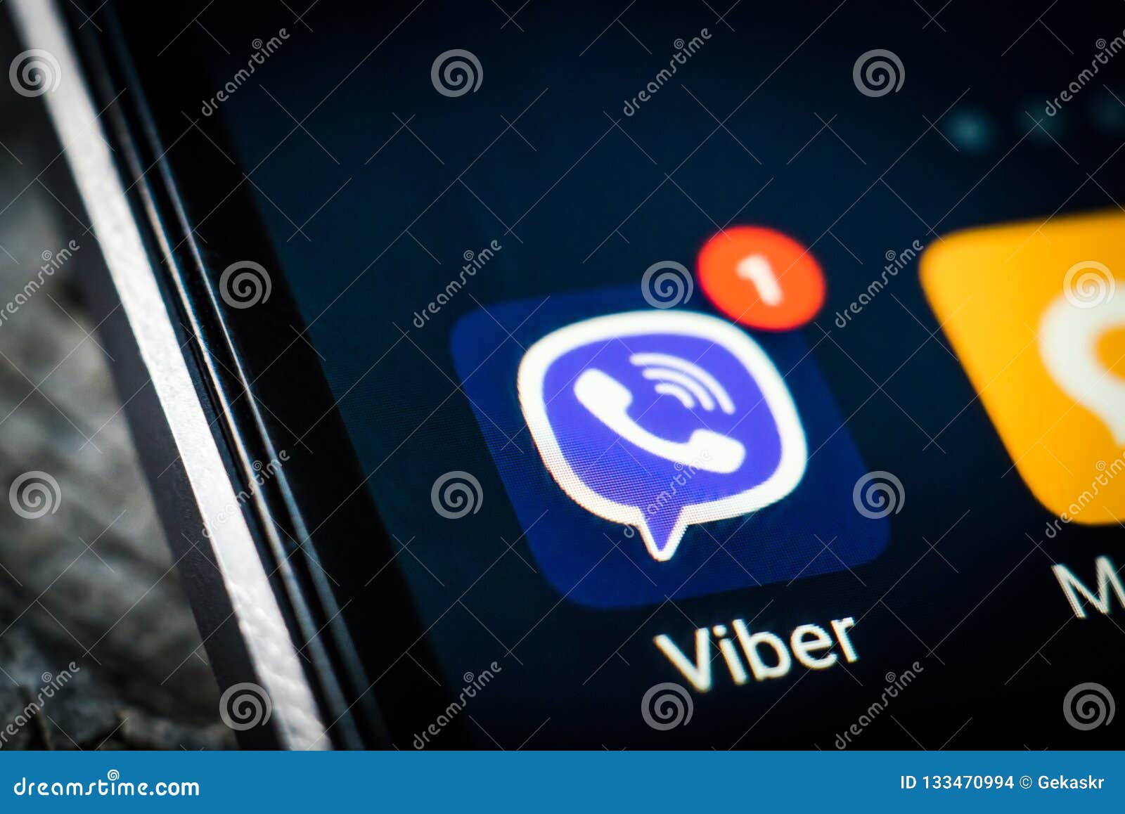 Viber-icon_1 On Paper Texture Editorial Photo | CartoonDealer.com ...