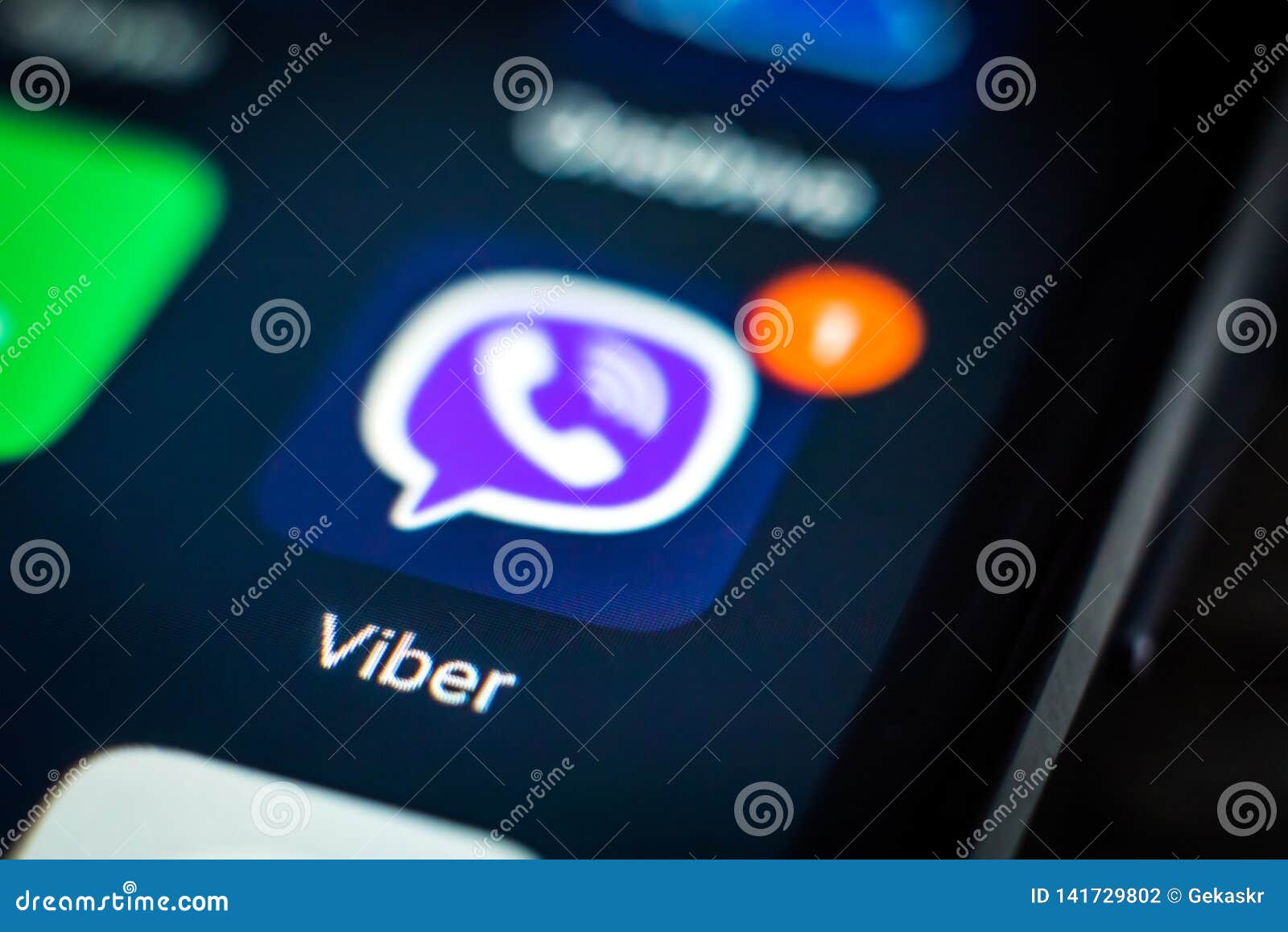 Viber application icon editorial photography. Image of cellphone ...