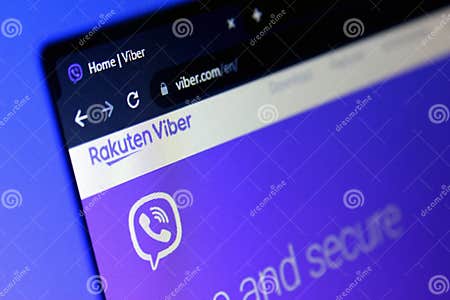 Viber messenger mobile app editorial stock photo. Image of internet ...