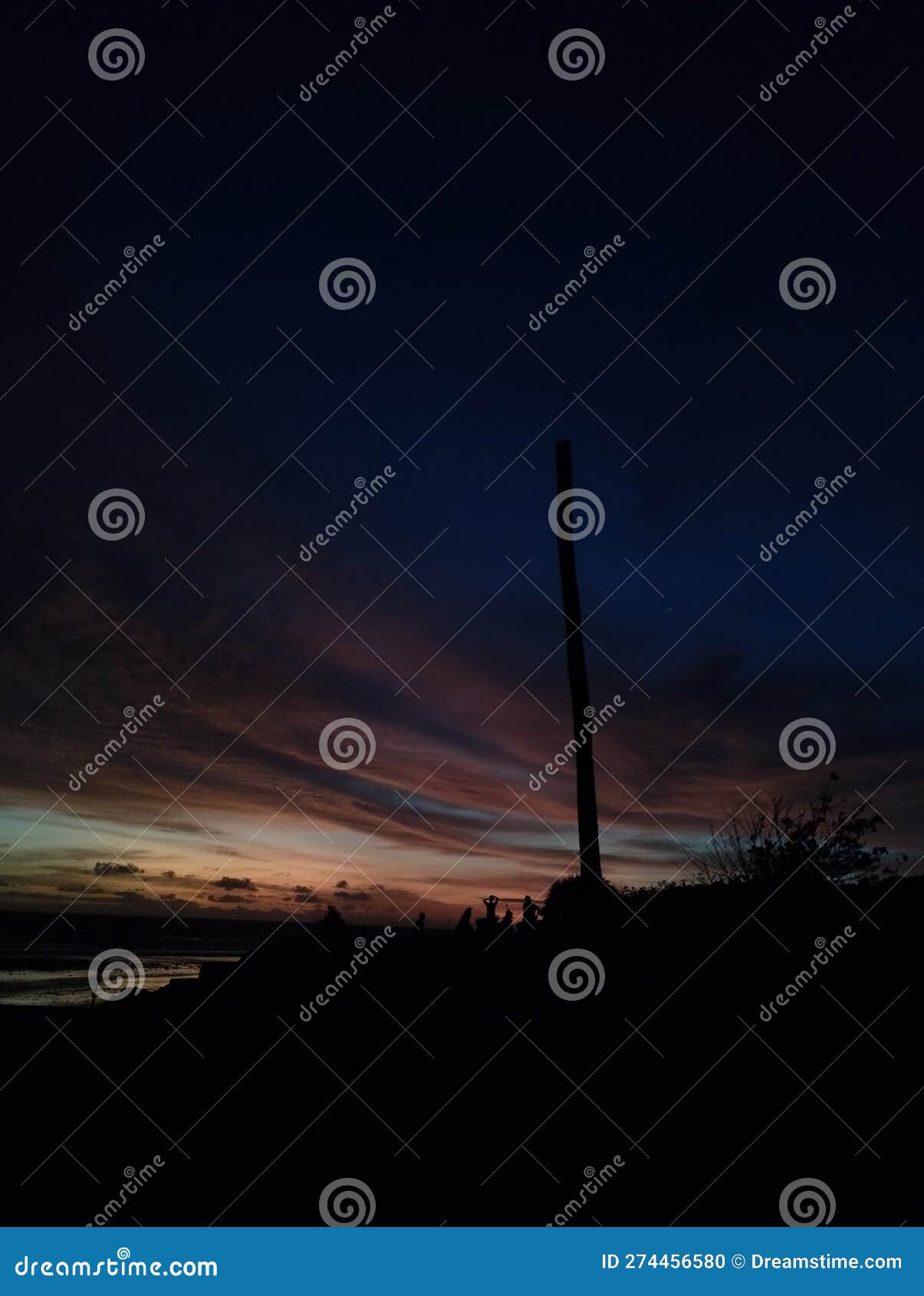 Vibes Sunset in Bali Beach Indonesia Stock Photo - Image of sunset ...