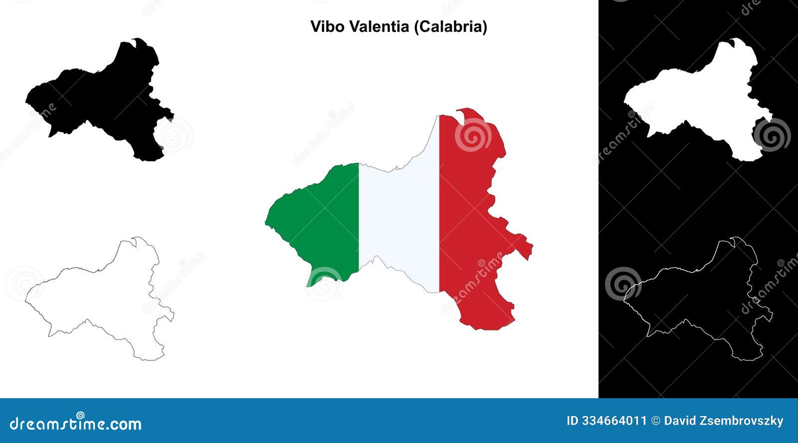 Vibo Valentia Province Map Stock Photography | CartoonDealer.com #193466402
