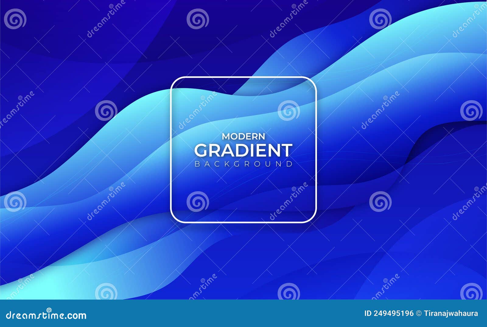 Elegant Monochromatic Abstract Background with Blue Color Design Stock ...