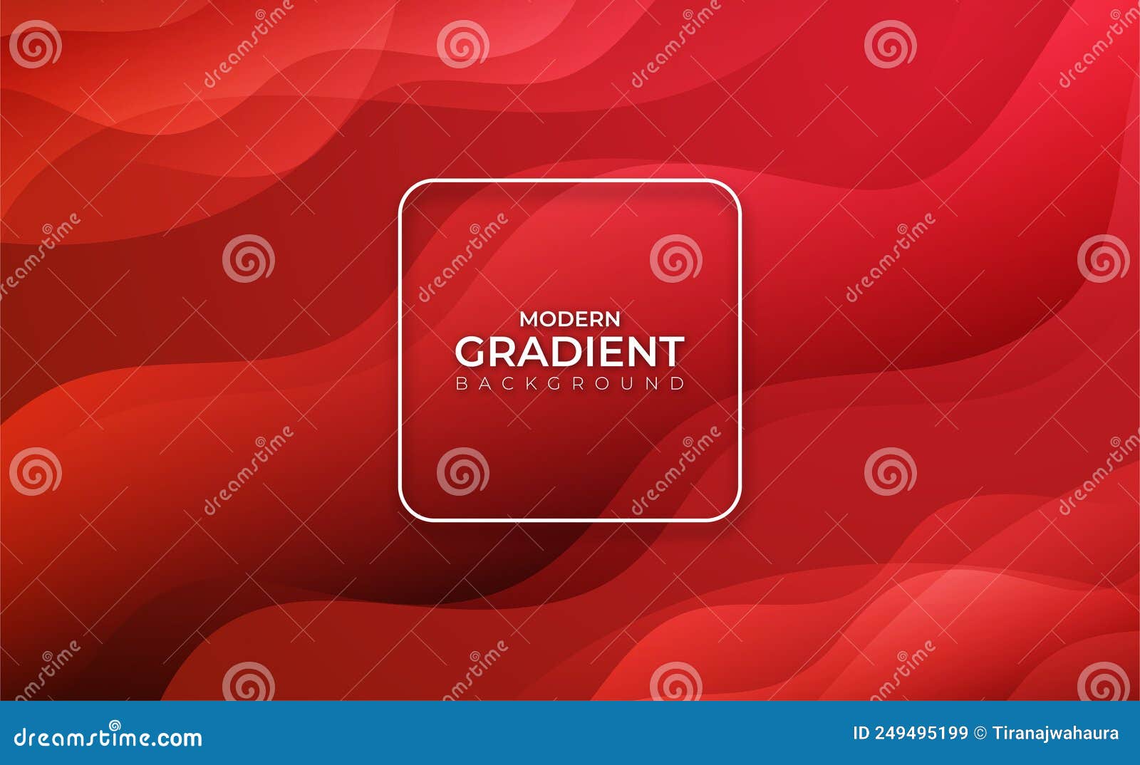 Monochromatic Abstract Background with Smooth Red Color Stock Vector ...