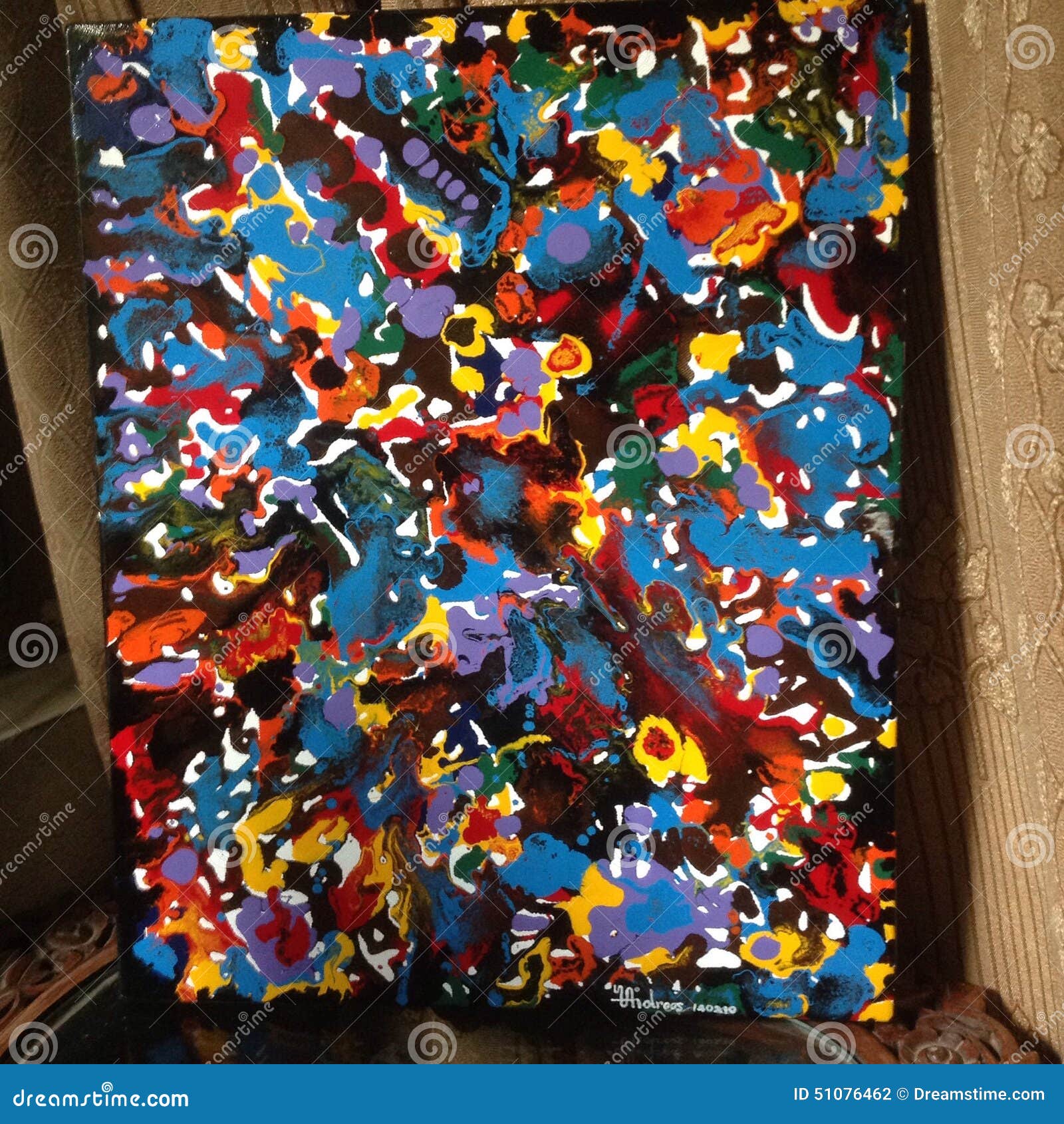 Vibrancy of colors stock photo. Image of colors, canvas - 51076462