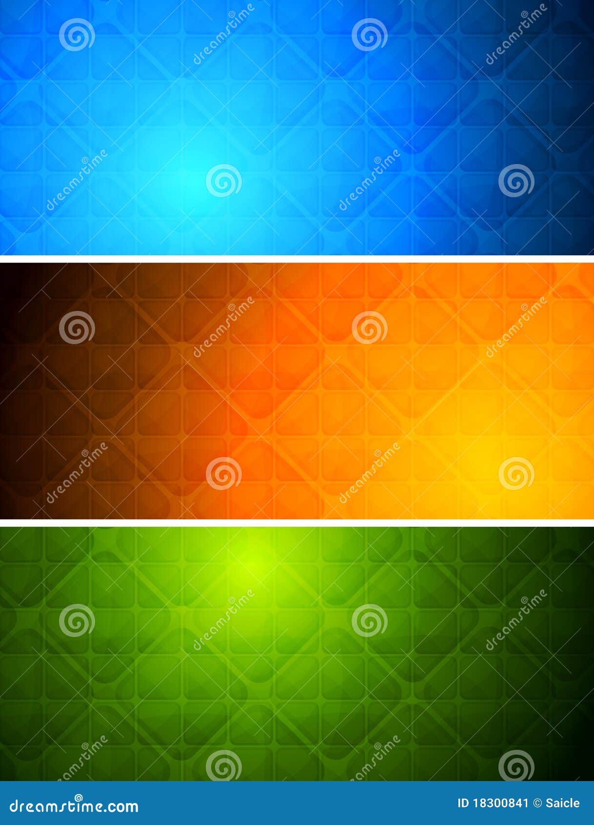 Vibrant abstract banners stock vector. Illustration of banner - 18300841