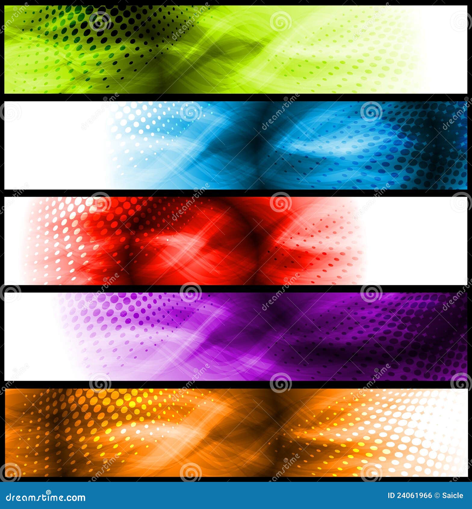 Vibrant abstract banners stock vector. Illustration of drawing - 24061966