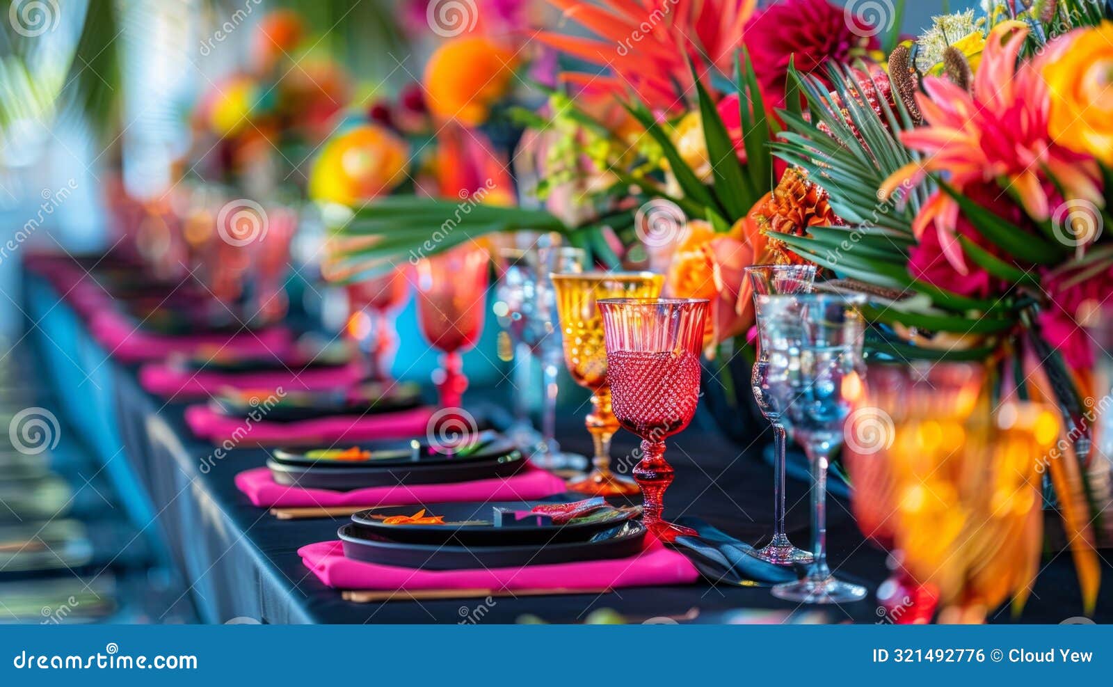 Vibrant Abstract Color Palette Setting the Stage for a Dynamic and ...