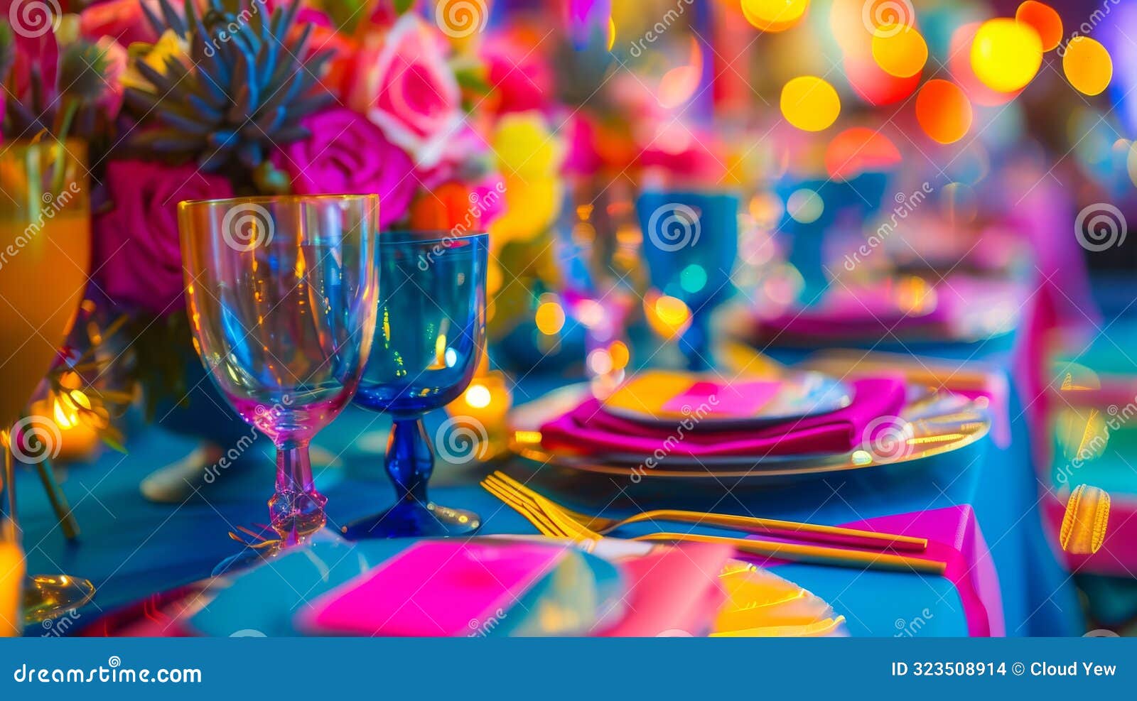Vibrant Abstract Color Palette Setting the Stage for a Dynamic and ...