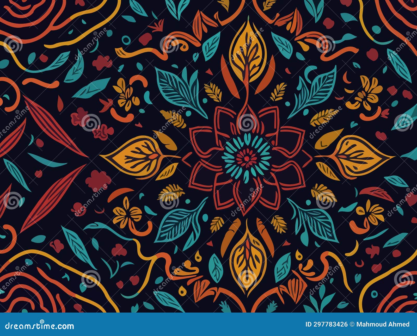 Vibrant Abstract Colorful Pattern Background, Captivating Illustration ...