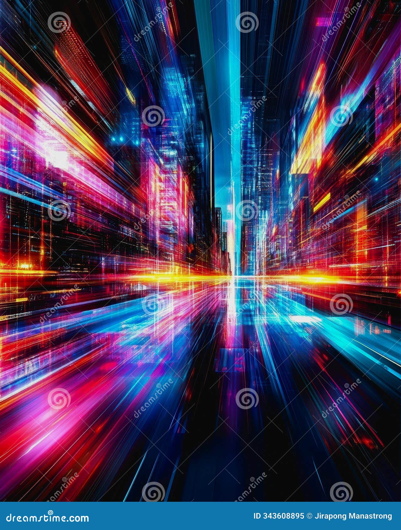 Vibrant Abstract Digital Composition in Low Resolution Stock Image ...