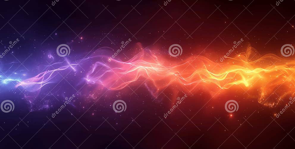 Vibrant Abstract Fire Flames Gradient with Neon Effect on Black Stock ...