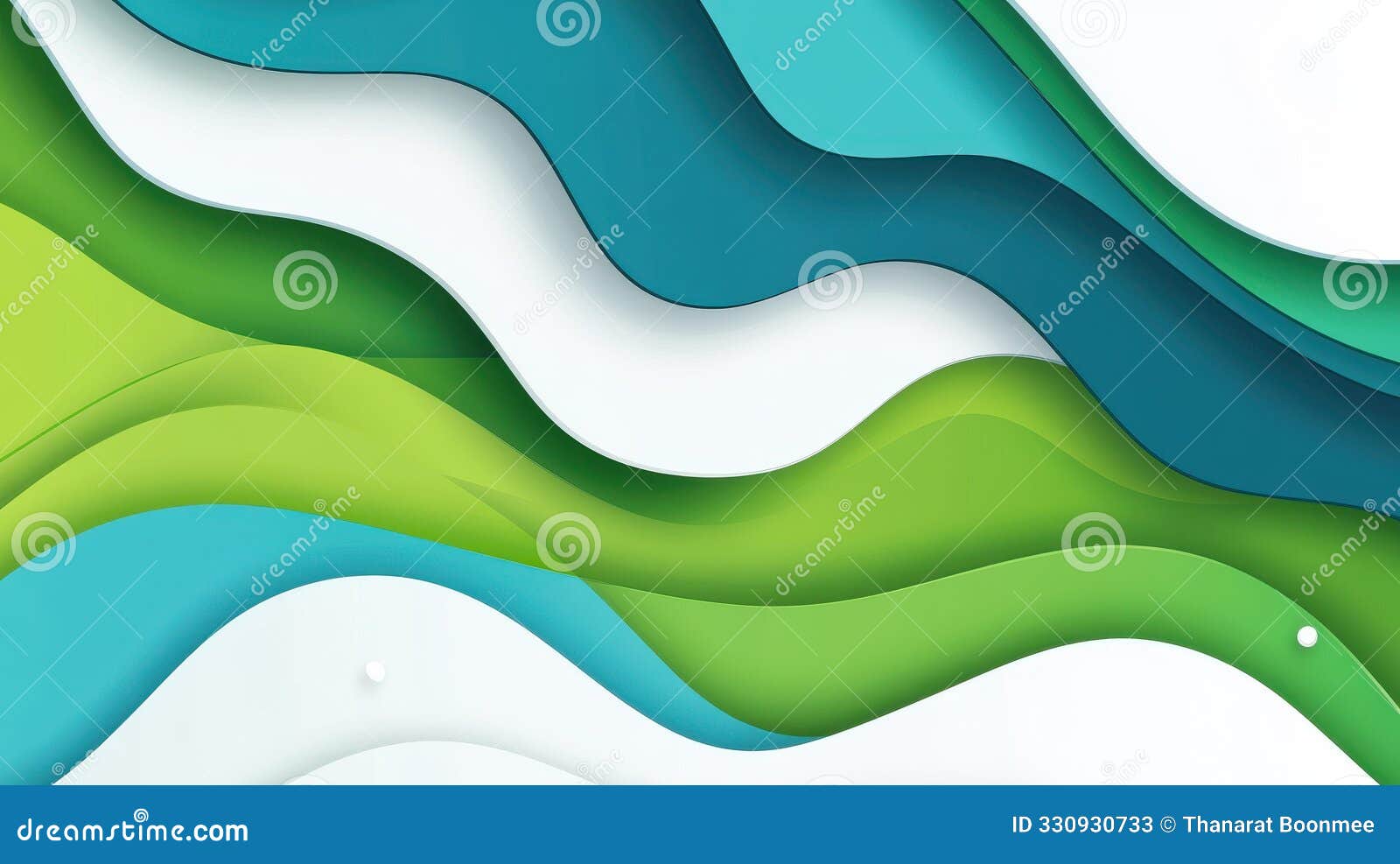 A Vibrant Abstract Green Wave Design, Perfect for Modern Projects that ...