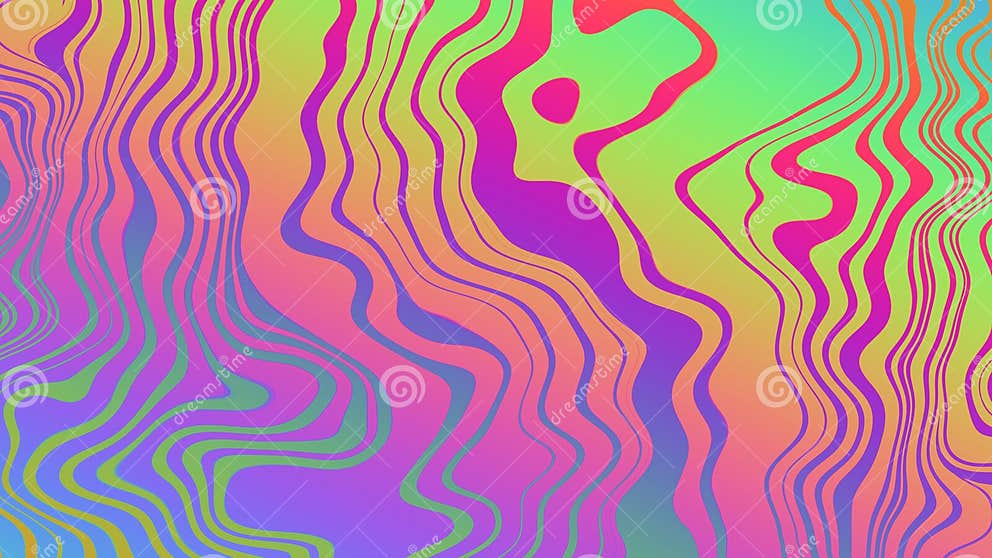 Vibrant Abstract Multicolor Wave Pattern Design for Modern Art and ...
