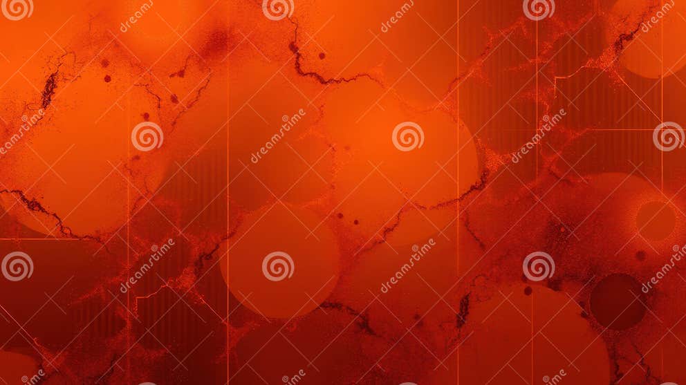 Vibrant Abstract Orange Background with Circular Patterns and Textured ...