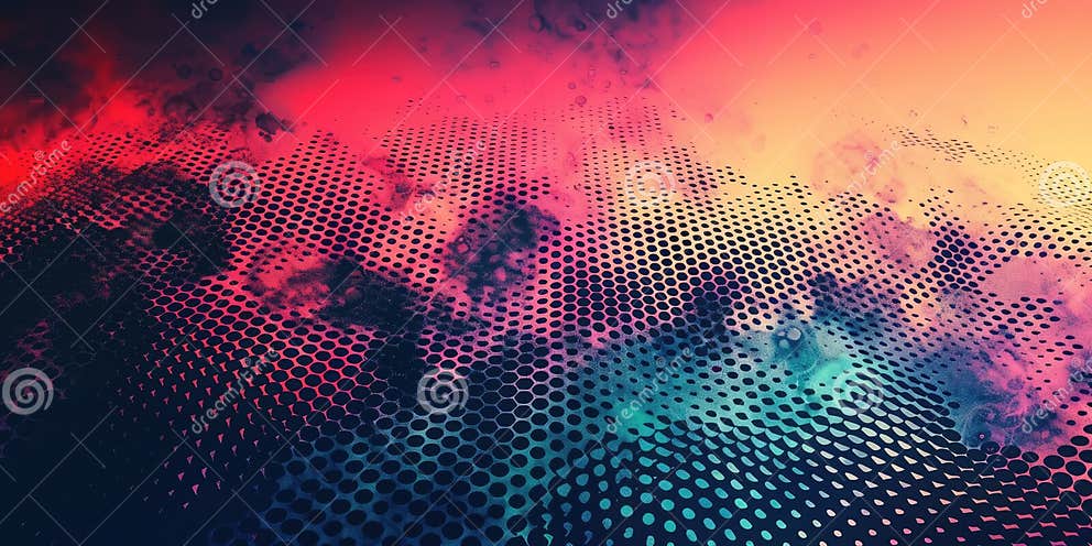 Vibrant Abstract Pattern with Color Gradients and Texture Under a ...