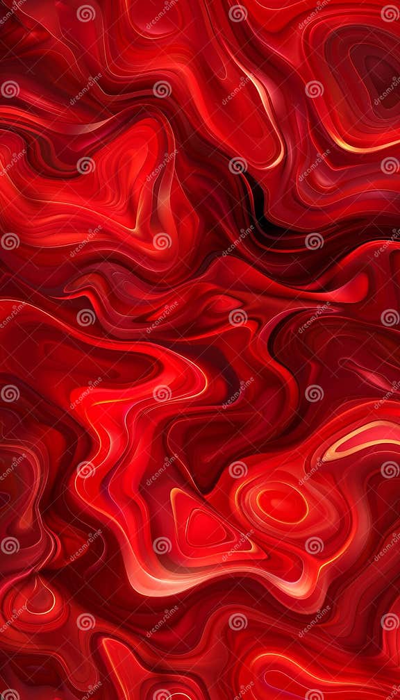 Vibrant Abstract Red Color Background Design with Modern Artistic ...