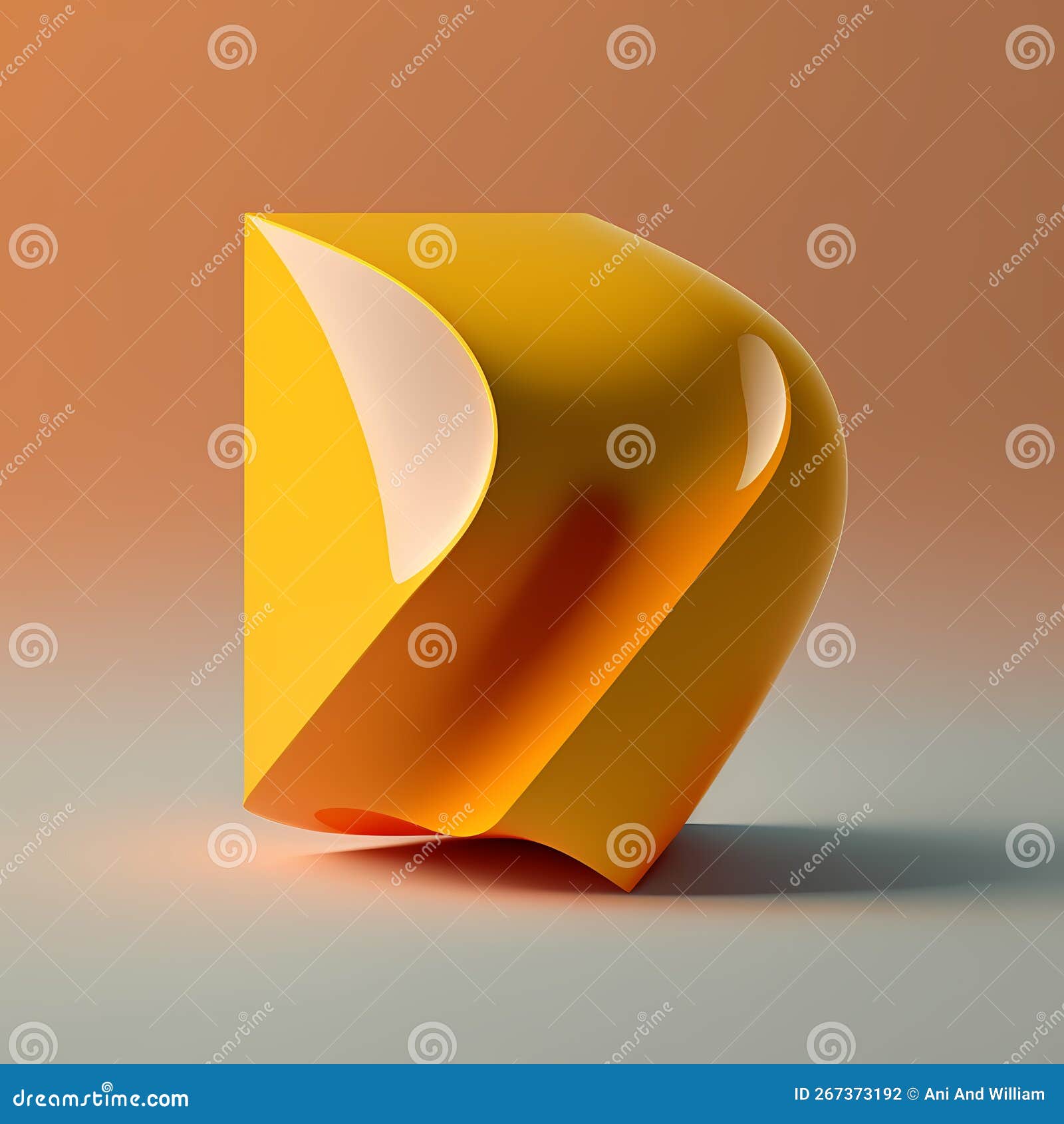 Vibrant Abstract Shapes: a Bright and Solid Multi-Colored Object ...