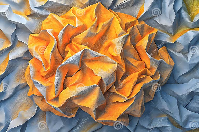 Vibrant Abstract Source Texture Formed Layers Crumpled Colors Shading ...