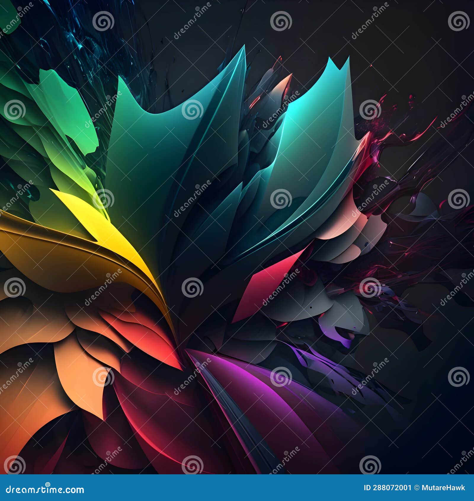 Abstract Background Wallpaper with Colorful Combination of Colors and ...