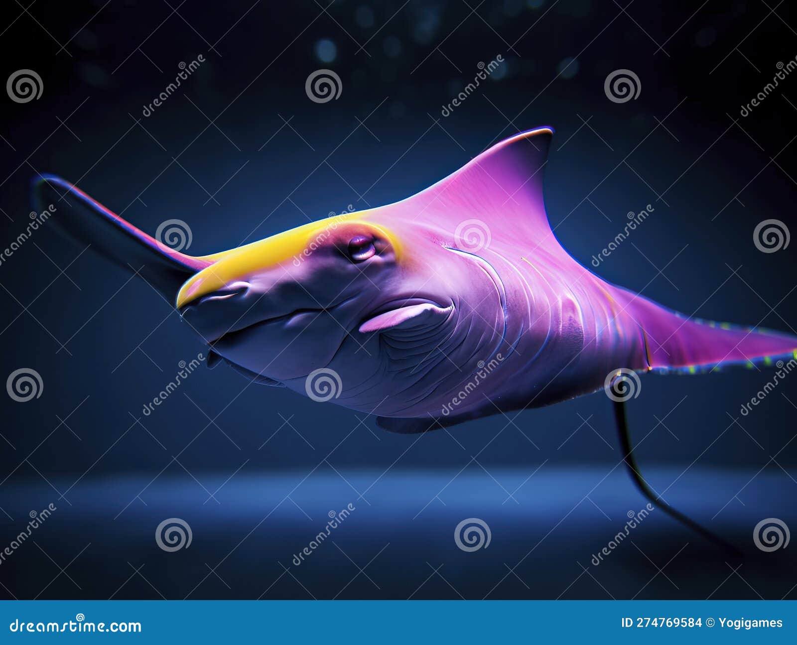 Vibrant Ai Generated Underwater Art With Hyper Realistic Sci Fi Style