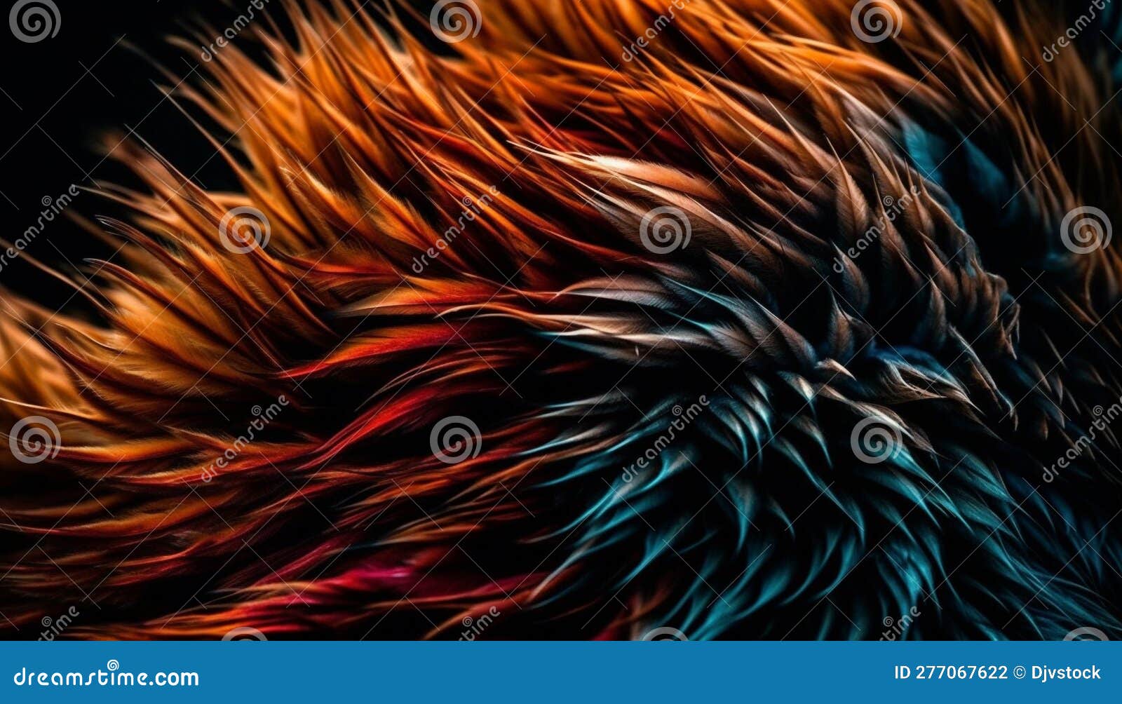 Vibrant Animal Markings, Sharp Feather Pattern Elegance Generated by AI ...
