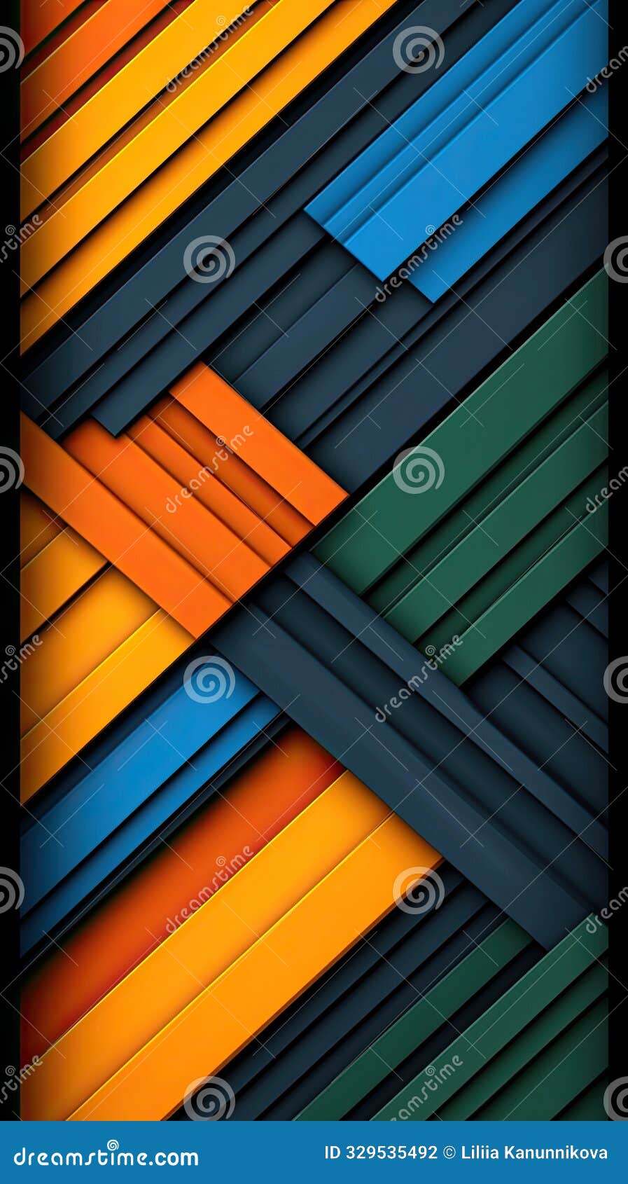 A Vibrant Arrangement of Triangular Paper Shapes Forms a Colorful ...