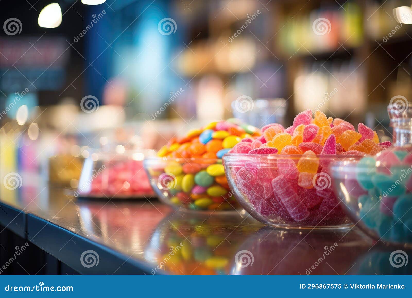 A Vibrant Assortment of Tempting Sweets at the Multicolored Store ...