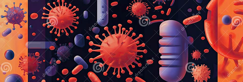 Vibrant Backdrop Highlighting the Intriguing Diversity of Pathogens and ...