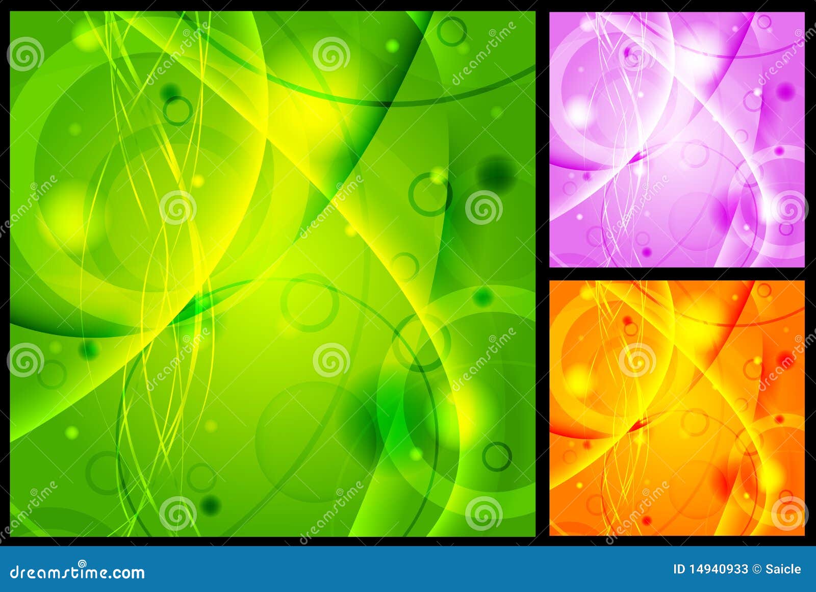 Vibrant backgrounds stock vector. Illustration of iridescent - 14940933