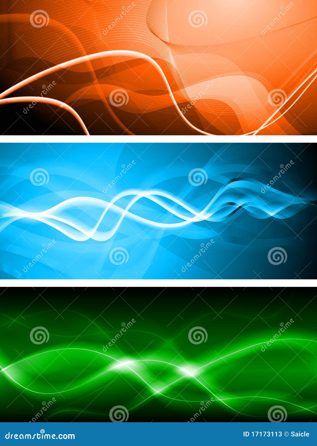 Vibrant Banners. Vector Illustration Stock Vector - Illustration of ...