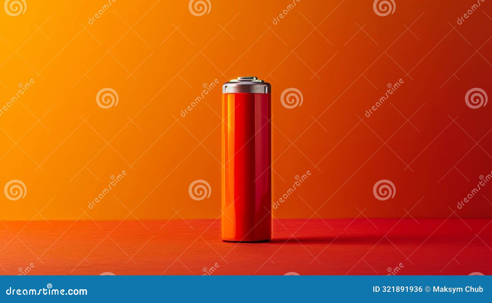 Vibrant Battery Advertisement Poster Featuring an Expansive Area for ...