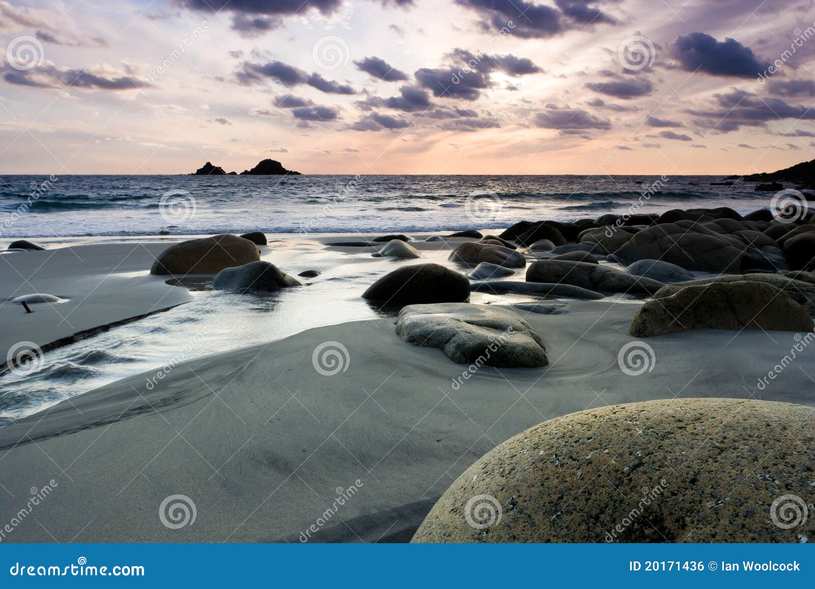 Vibrant beach sunset stock photo. Image of england, scenery - 20171436