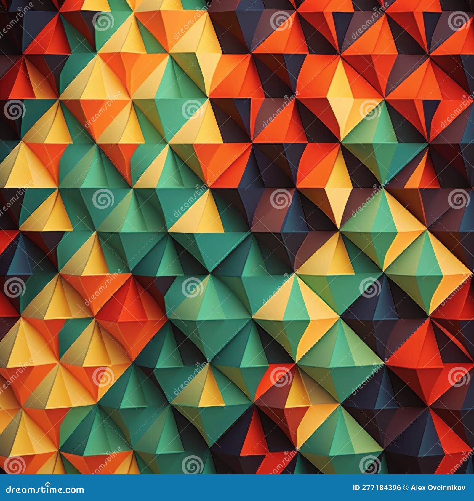 Vibrant Block Color Pattern for Modern Designs. Stock Illustration ...